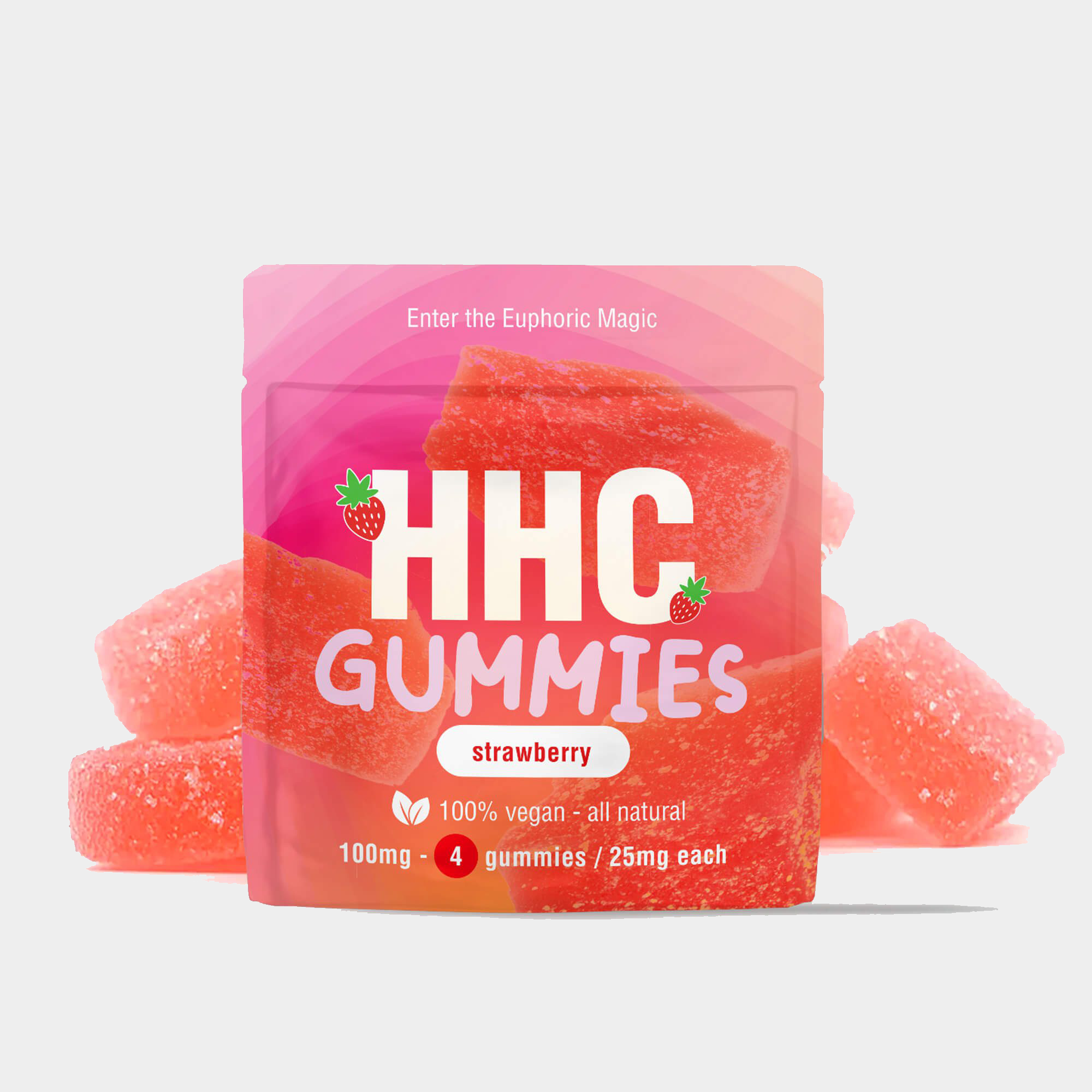HHC Gummies | 25mg | 4 stuks | TOP – Cannabisolie.com